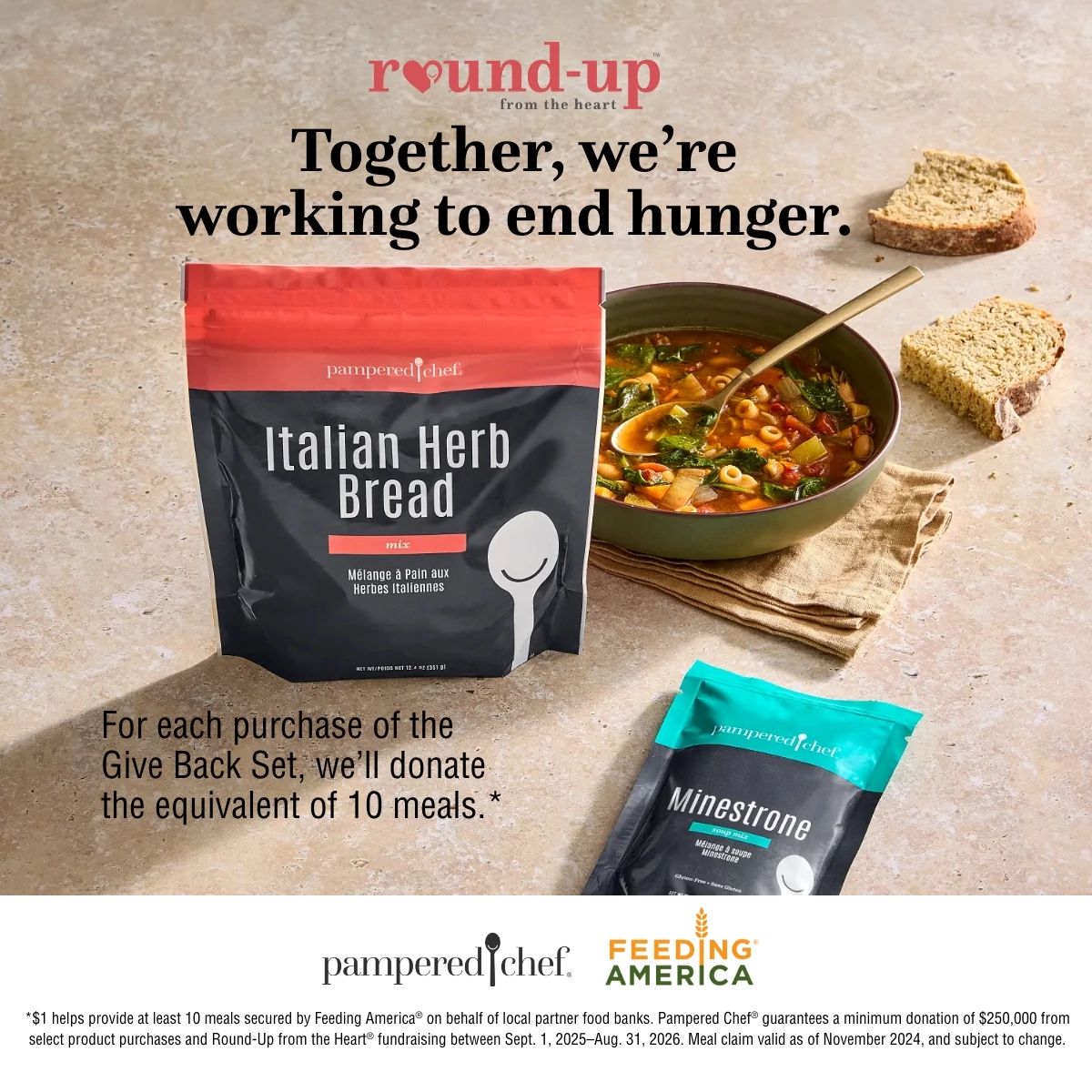 Pampered Chef Round-Up from the Heart Campaign | Good Shepherd Food Bank